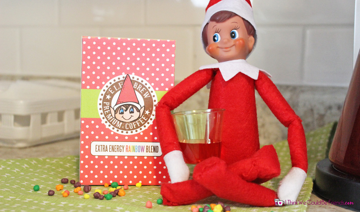 55+ New Elf on the Shelf Ideas: #8 Elf Coffee House
