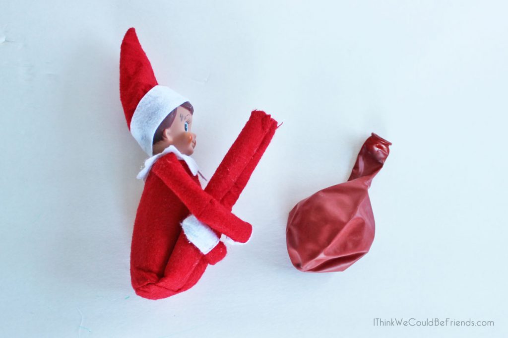 35 New Elf on the Shelf Ideas: How to Elf in Balloon Super Cool Arrival!